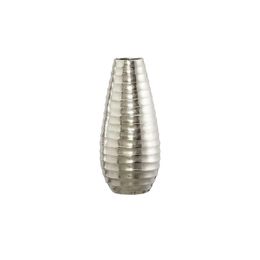 HOME STORY Vase silber Aluminium Ma&szlig;e (cm): H: 46 &Oslash;: 21.0 &raquo; M&ouml;bel Kraft