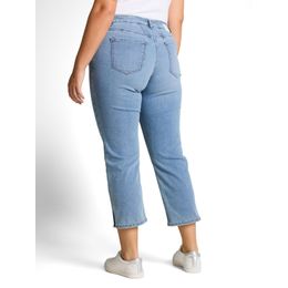 Tom Tailor PLUS Damen Skinny-fit-Jeans, blau, Gr. 50, unifarben, Denim/Jeans, Obermaterial: 66% Baumwolle, 33% Polyester, 1% Elasthan. Futter: 65%