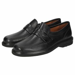 Sioux Herren Slipper "Peru-XXL", Gr. 41, schwarz, Obermaterial: 100% Lammnappaleder LANA. 100% Polyurethan PU., Schuhe