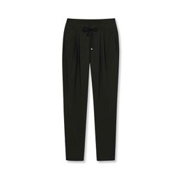 Madeleine Mode MADELEINE Damen Jogger Pants "Hose Leichte Jogg-Pants mit Bundfalten", schwarz, Modern, Gr. 40, Obermaterial: 82% Polyamid PA. 18% Elasthan EL., Hosen