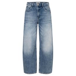 Gang Damen Tapered-fit-Jeans "94SARINA", blau, Gr. 27, unifarben, 100% Baumwolle, Jeans, im 5-Pocket-Style