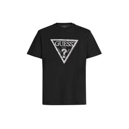 Guess T-Shirt Herren Gr&ouml;&szlig;e S taupe / schwarz / wei&szlig;