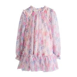 next Kleid M&auml;dchen Gr&ouml;&szlig;e 98 himmelblau / hellgr&uuml;n / pastellpink / hellpink
