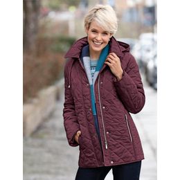 Casual Looks Damen Winterjacke, rot, Gr. 20, unifarben, 100% Polyamid, Jacken