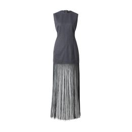 WEEKDAY Kleid 'Freya Fringe' Damen Gr&ouml;&szlig;e 42 grau Sommerkleid