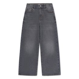 LEVI'S KIDS M&auml;dchen High-waist-Jeans "LVG HIGH RISE BAGGY"chalk board, Gr. 6, Denim/Jeans, Obermaterial: 69% Baumwolle, 26% Polyester, 4% Viskose, 1%