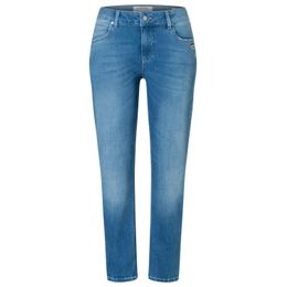 Gang Damen Boyfriend-Jeans "94NADIA cropped", blau, Gr. 27, unifarben, 90% Baumwolle, 4% Elasthan, 6% Polyester, Jeans, im 5-Pocket-Style