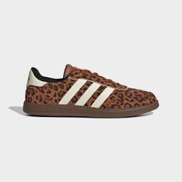 Damen Sneaker "BREAKNET SLEEK", adidas Sportswear, Gr. 41dusky bronze, cream wei&szlig;, gum5, Leder, Synthetik, Schuhe, inspiriert vom Design des adidas