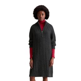 Marc O'Polo Damen Strickkleid "aus edlem Wolle-Alpakawolle-Mix", grau, Gr. L, MARC O'POLO DENIM, unifarben, Obermaterial: 43% Wolle, 34% Polyamid, 23% Alpaka,