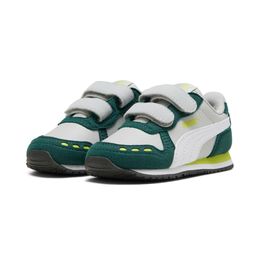 Puma Kinder Sneaker "CABANA RACER SL 20 V INF", Gr. 25, gr&uuml;n, Synthetik, unifarben, Schuhe, mit sportlichem Retro-Stil, mit Klettverschluss, mit