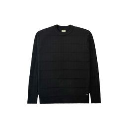 883POLICE Herren Rundhalspullover "883 Police BODE", schwarz, Gr. M, unifarben, 100% Baumwolle, Pullover