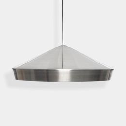 Tom Dixon Unbeaten Flat Pendelleuchte, LED, BLS06A+LEDP16BKEU,