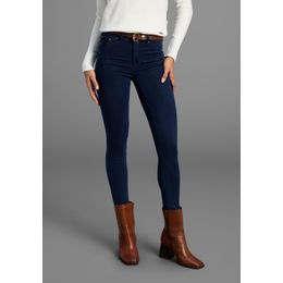 Arizona Damen Skinny-fit-Jeans "Ultra Stretch", blau, Gr. 46, Jeans, Obermaterial: 63% Baumwolle, 32% Polyester, 5% Elasthan, Jeans, extra-eng