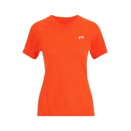 Newline Performance Shirt female size S Neon orange / White