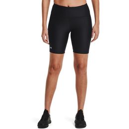 Under Armour Damen Radlerhose "TECH", schwarz, Gr. S, Obermaterial: 87% Polyester, 13% Elasthan, Hosen, mit Bundtasche, aus Polyester und Elasthan,