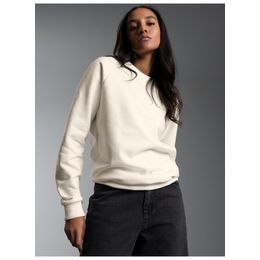 TRIGEMA Damen Sweatshirt "TRIGEMA Sweatshirt mit angerauter Innenseite", wei&szlig;, Basic, Gr. XXL, Sweatware, 70% Baumwolle, 30% Polyester, Sweatshirts