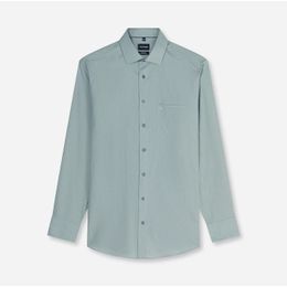 OLYMP Herren Langarmhemd "Luxor", gr&uuml;n, Gr. 41, Web, Obermaterial: 100% Baumwolle, Hemden, Businesshemd, New-Kentkragen, Modern Fit