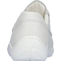 Waldl&auml;ufer WALDL&Auml;UFER Damen Klettschuh "Henni", Gr. 8,5wei&szlig;, Nappaleder, Schuhe, Bequemschuh, Slipper mit abgepolstertem Schaftrand und Komfortweite H