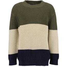 Blue Seven Jungen Strickpullover "Pullover", gr&uuml;n, Gr. 104, 50% Polyacryl, 50% Baumwolle, Pullover