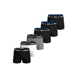 NFL Herren Boxershorts "Boxershort NFL 6pk Boxers 6er Pack", Gr. XL, bunt, Obermaterial: 95% Baumwolle CO. 5% Elasthan EL., Unterhosen