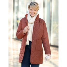 Classic Basics Damen Langjacke, braun, Gr. 40, 100% Polyester, Wattierung:100% Polyester, Jacken