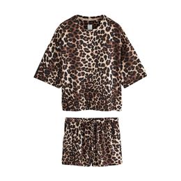 next Shorty Damen Gr&ouml;&szlig;e S braun / cappuccino / schwarz Sommerkleid