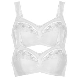 Anita Damen Entlastungs-BH "Entlastungs BH Safina", Gr. 110, wei&szlig;, Stoff, Obermaterial: 50% Polyamid PA. 25% Polyester PES. 10% Elasthan EL. 10%