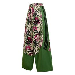 adidas Sportswear Sporthose 'FARM PRM' Damen Gr&ouml;&szlig;e XL gelb / gr&uuml;n / petrol / offwhite