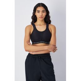 Shock Absorber Damen Sport-BH, Gr. 75, schwarz, Obermaterial: 91% Polyamid, 9% Elasthan, BHs, f&uuml;r Fitness und intensive Laufarten, sportlicher Stil