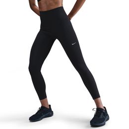 Nike Damen Lauftights "W NK DF TEMPO HR 7/8 TGHT", schwarz, Gr. L, Obermaterial: 80% Polyester, 20% Elasthan, Hosen, f&uuml;r Laufen, schnell trocknend,