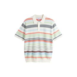 next Poloshirt Herren Gr&ouml;&szlig;e S himmelblau / pastellgr&uuml;n / hellrot / wei&szlig;