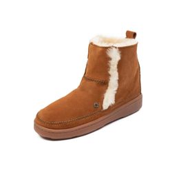 Minnetonka Stiefel 'Jade' Damen Gr&ouml;&szlig;e 37 braun / wei&szlig;