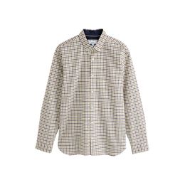 next Button Up Shirt male size XS Ecru / Curry / Green / Cyclamen