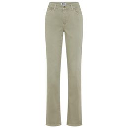 MAC Damen Stretch-Jeans "Melanie", beige, Gr. 48, Denim/Jeans, Obermaterial: 88% Baumwolle, 8% Elastomultiester, 4% Elasthan, Jeans, Gerade