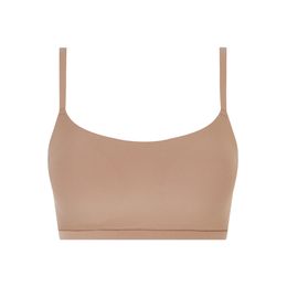 Chantelle Damen Bustier "SOFTSTETCH", Gr. Mcoffee latte, Obermaterial: 87% Polyamid, 13% Elasthan, BHs, mit nicht herausnehmbaren Pads
