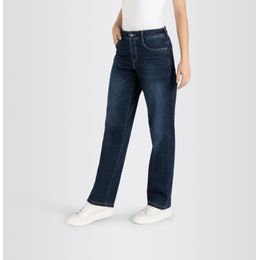 MAC Damen Bequeme Jeans "Gracia", blau, Gr. 42, Denim/Jeans, Obermaterial: 98% Baumwolle, 2% Elasthan, Jeans