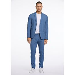 LINDBERGH Herren Anzug "Anzug Slim Fit", blau, Gr. 50, unifarben, Obermaterial: 68% Polyester, 30% Viskose, 2% Elasthan. Futter: 100% Polyester.