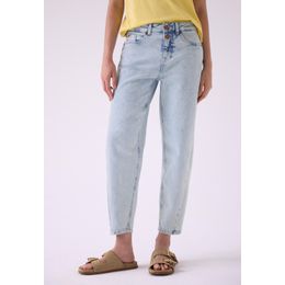 Damen Regular-fit-Jeansbleached wash, Gr. 32, STREET ONE STUDIO, unifarben, Jeans, 98% Baumwolle, 2% Elasthan, Jeans, 5-Pocket-Style