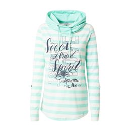 SOCCX Sweatshirt 'Meerliebe III' female size XS Navy / Mint / White