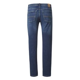 Herren 5-Pocket-Jeansdunkelblau used whisker, Gr. 34, Pioneer Authentic Jeans, Denim/Jeans, Obermaterial: 76% Baumwolle, 22% Polyester, 2% Elasthan,