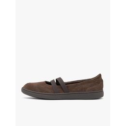 RYŁKO Ballerina Damen Gr&ouml;&szlig;e 38 dunkelbraun Sommerschuhe