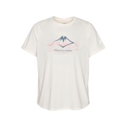 asics Funktionsshirt 'Fujitrail' Damen Gr&ouml;&szlig;e S basaltgrau / ros&eacute; / perlwei&szlig;