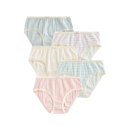 next Underpants girl size 140 Cream / Light blue / Purple / Rose