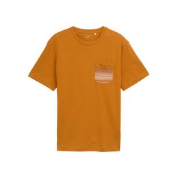 Tom Tailor Shirt male size XL Mustard / White