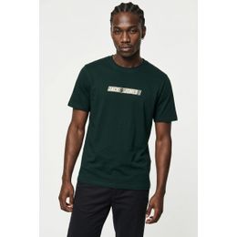 Jack & Jones JACK & JONES Herren Rundhalsshirt "JJMUNK TEE SS CREW NECK", schwarz, Gr. L, bedruckt, Jersey, Obermaterial: 100% Baumwolle, Shirts, Baumwolle,