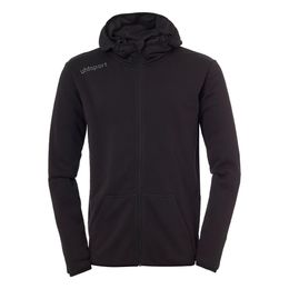 Uhlsport Herren Trainingsjacke "Kapuzenjacke ESSENTIAL HOOD", schwarz, Gr. L, Obermaterial: 65% Baumwolle CO. 35% Polyester PES., Jacken