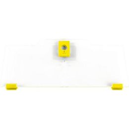 Sch&auml;fer Shop Sch&auml;fer Shop Pure Cover niedrig f&uuml;r Eurobox Serie Economy 600 x 400 mit offener Front, Kunststoff, gelb