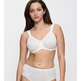 Triumph Damen Minimizer-BH "Essential Minimizer", Gr. 85, gelb, Obermaterial: 71% Polyamid, 29% Elasthan (LYCRA), gemustert, leicht gl&auml;nzend,