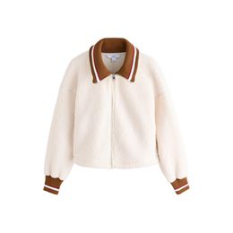 next Jacke Damen Gr&ouml;&szlig;e 6XL/7XL ecru / braun / kirschrot / wei&szlig; Sommerjacke