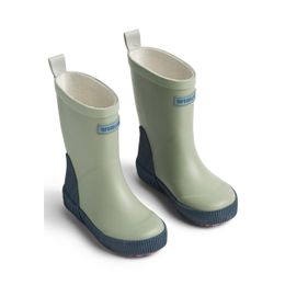 Wheat M&auml;dchen Stiefel "Wheat Gummistiefel Gummistiefel", Gr. 33, gr&uuml;n, Gummi, Schuhe